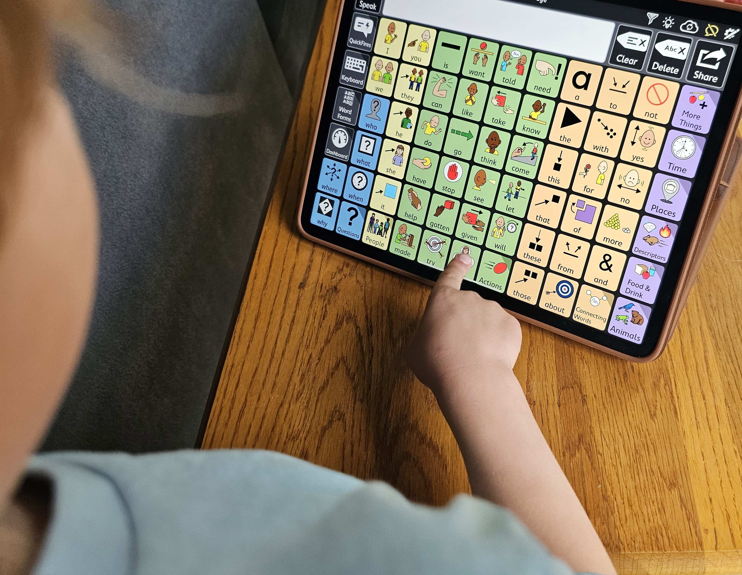 Learning about augmentative and alternative communication for children